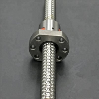 High Efficiency CNC Milling Parts Rotating Nut Ball Screws Oxidation Treatment