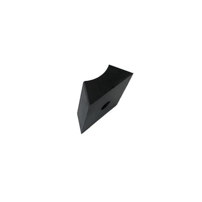Compression Moulded Rubber Parts , Black Color Rubber Molded Parts Rubber Feet