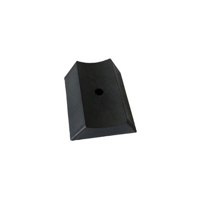 Compression Moulded Rubber Parts , Black Color Rubber Molded Parts Rubber Feet