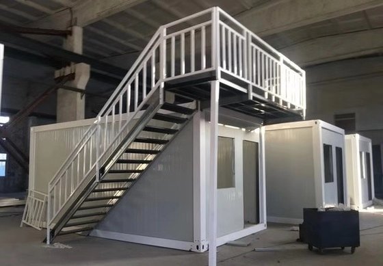 la casa prefabricada galvanizó el hogar de acero del envase con la casa plegable del envase del tamaño 5.89x2.3x2.8m/con cualquier color