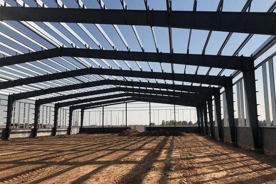 Light Weight Steel Structure Warehouse With Long Life Span High Strength