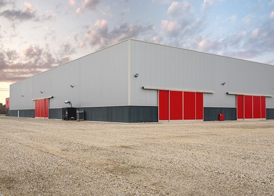 Durable Steel Structure Warehouse Two Story Steel Building With Office Building