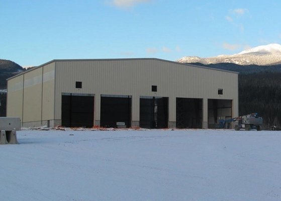 Commercial Prefab Steel Structure Building With Different Height Column