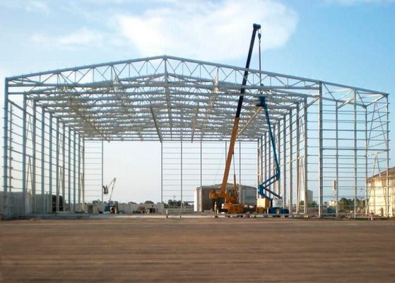 Bolt Connection Large Span Steel Structure Hangar