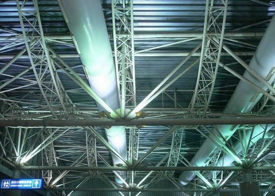 Q235B Welding Connection Hot Rolled Steel Pipe Trusses