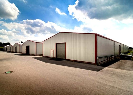 Africa Popular Durable Steel Garage Buildings / Custom Metal Buildings Labor Saving