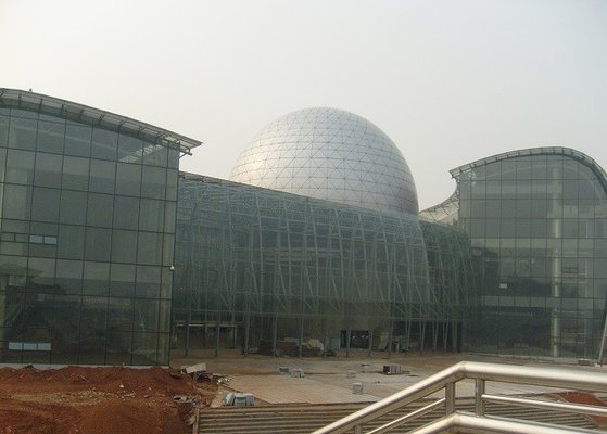 Flexible Commercial Steel Frame Buildings Steel Space Frame Structures Long Using Life