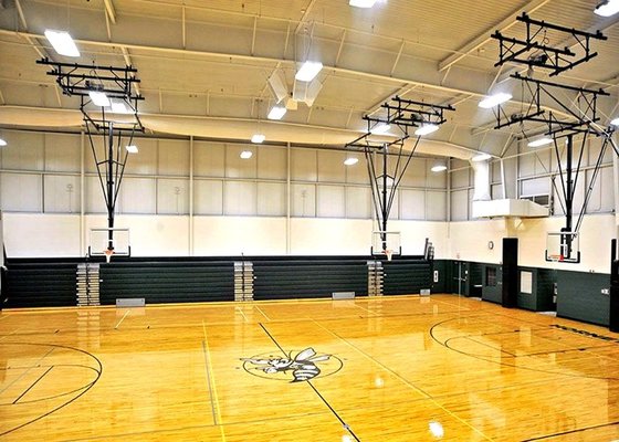 Clear Span Steel Portal Frame Construction Gymnasium Building For School