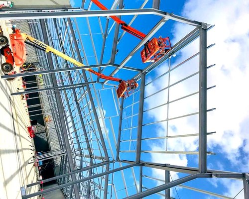 Farm Equipment Prefab Steel Structure Building Used As Maintenance Facility