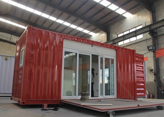 Modified Shipping Container House With Electrical Platform Wind Resistance