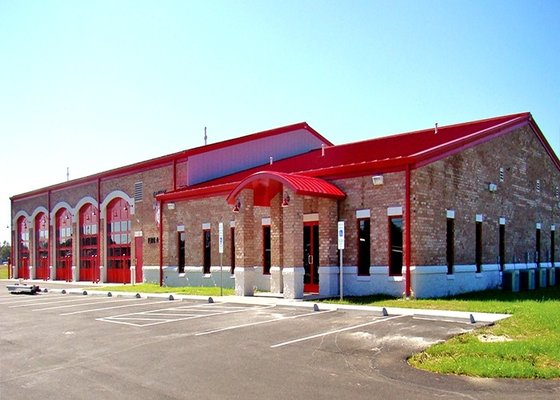 GB Standard H Section Prefab Steel Structure Building For Fire Station