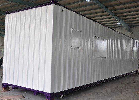 Steel Frame Modified Shipping Containers / Painting Steel Container Homes