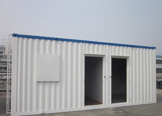 Easy Transportation Prefab Steel Houses With Fiber Glass Wool Insulation