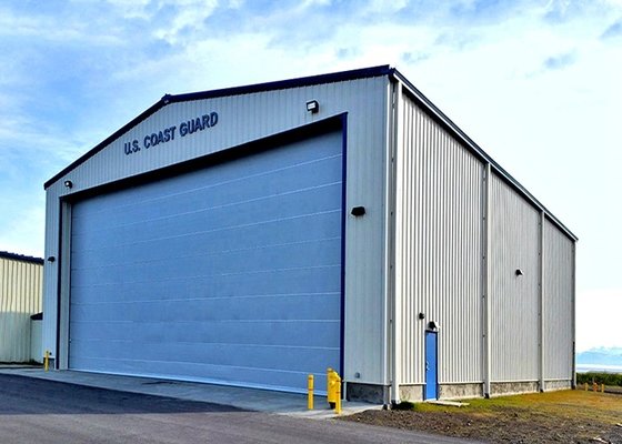 Gable Style Military Steel Structure Aircraft Hangar Prefabricated Steel Structure