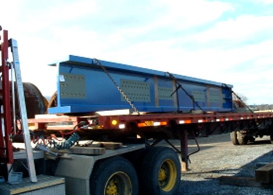 Plate Griders Shot Blasting Components Truss Chords Painted 950mm - 1200mm Width