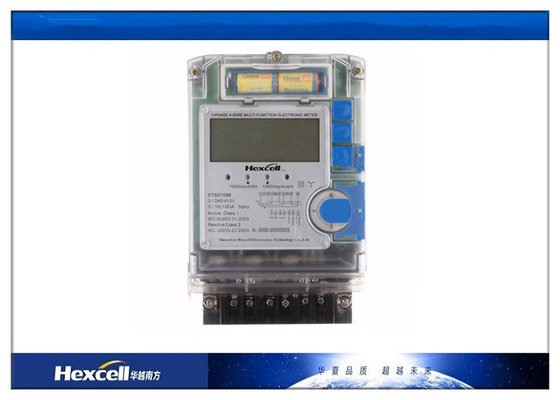 Electronic Multifunction Energy Meter LCD Display 3P3W / 3P4W Wiring