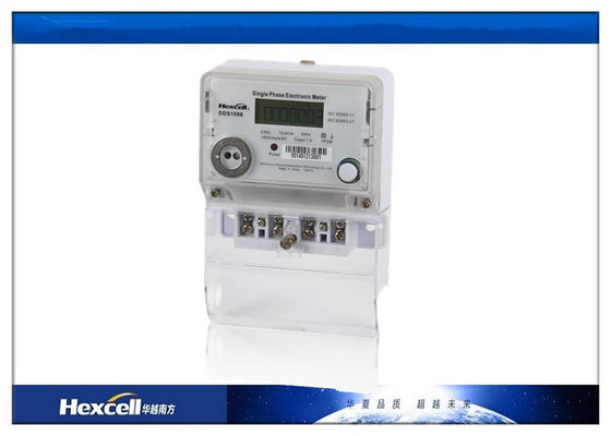Single Phase Electronic Energy Meter with Extended Terminal Cover