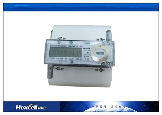 Electric DIN Rail Energy Meter , Din Rail Mounted Single Phase Kwh Meter