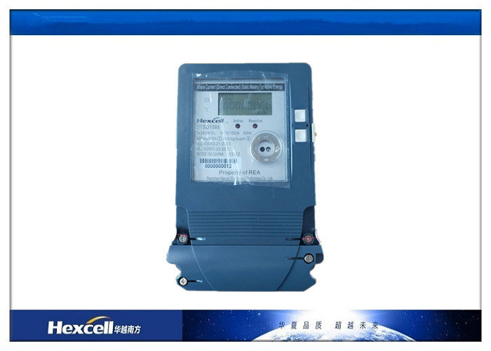3 Phase 4 Wire Static Watt Hour Meter , Multifunction Energy Meter