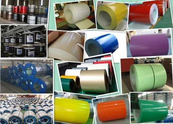 Hot Dipped Prepainted Steel Coil Zinc Coating For Venting Lines / Window Frames