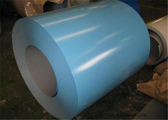Anti Erosion Hot Dipped PPGL Coil / Galvanized Steel Coil For High Strength Steel Plate