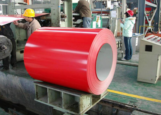 Commercial Roller Shutter Door PPGL Coil Sheet 5 - 7 Micron Back Coating