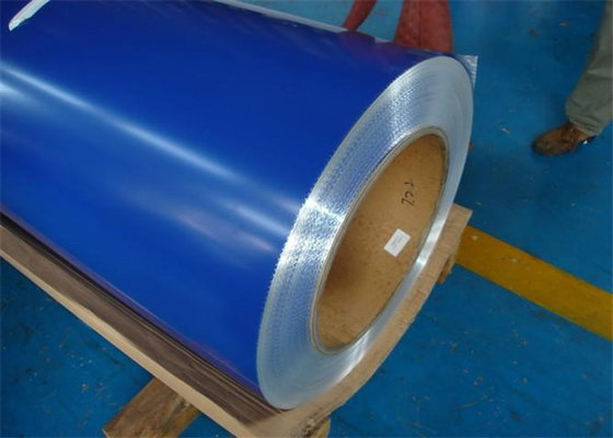 Corrugated Roof / Wall Aluminum Color Steel Coil Strip 0.5MM Thickness