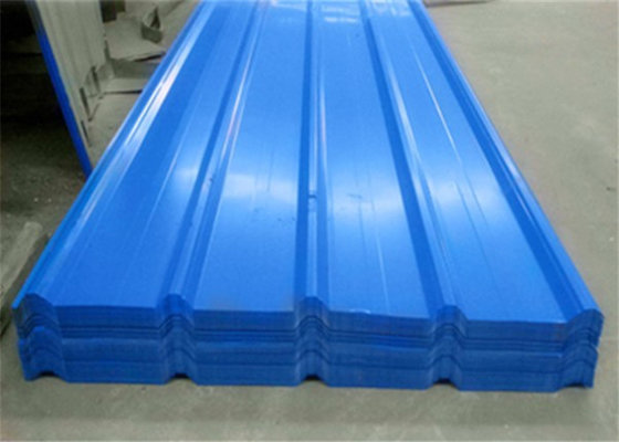 Building Materials Cold Rolled Colour Coated Roofing Sheets 800 - 1250 MM Width