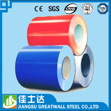 Blue Printed Gi Ppgi Color Steel Coil JISG3302 ASTMA525 0.3mm-1.2mm Thickness