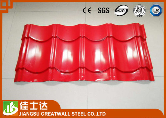 Hot Dipped Cold Rolled Aluminium Zinc Corrugated Roofing Sheets Color Coated