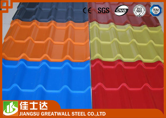 SGCC HDGI Corrugated Steel Sheets Metal Roofing Panels High Strength