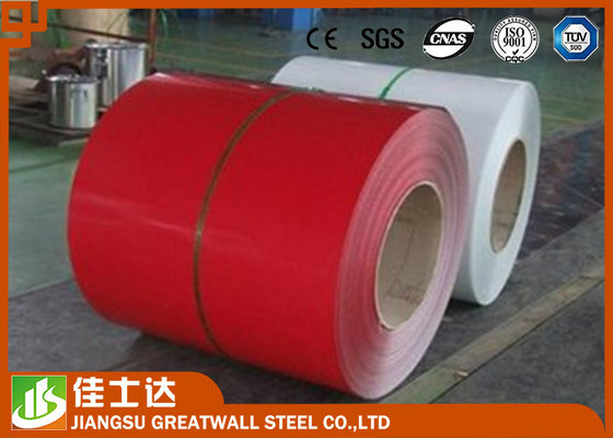 Fireproof / Waterproof / Anti - Erosion Hot Dipped Color Steel Coil For Building Material