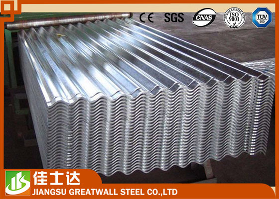 Zincalume / Galvalume Corrugated Steel Sheets Corrugated Roofing Sheets 0.12-3.5mm