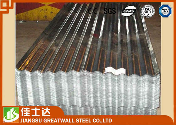 Zincalume / Galvalume Corrugated Steel Sheets Corrugated Roofing Sheets 0.12-3.5mm