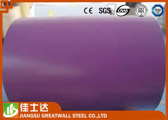 Cold Rolled Color Steel Coil / Ppgi Colour Coated Coils Building Material 800-1250mm Width