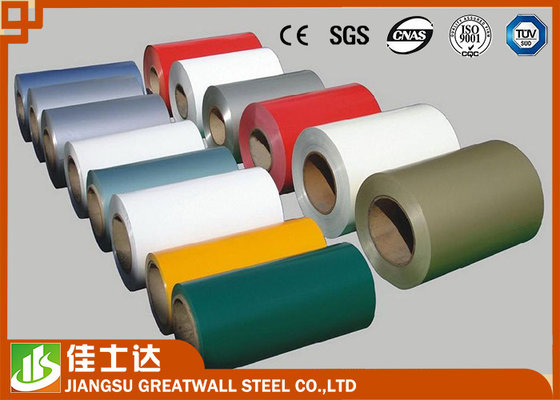 Full Hard Cold Rolled Color Steel Coil For Metal Structure , Colour Coated Coils