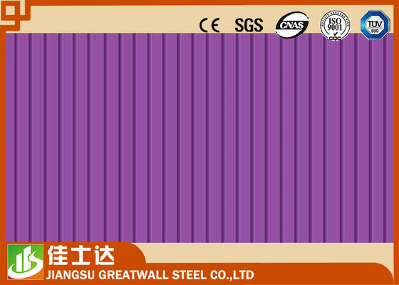 Pre Painted Zinc Metal Corrugated Roofing Sheets Waterproof 0.23 - 1.2mm Thickness
