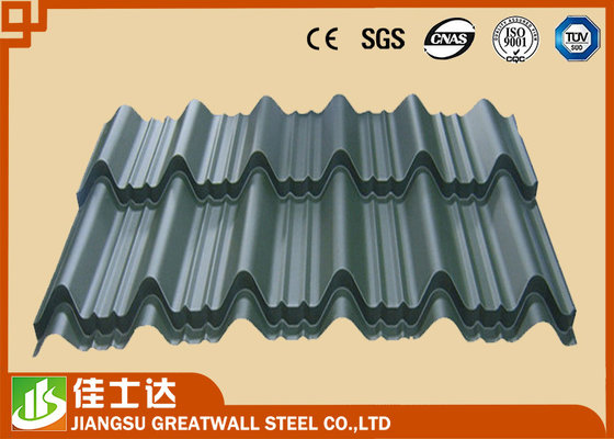 Pre Painted Zinc Metal Corrugated Roofing Sheets Waterproof 0.23 - 1.2mm Thickness