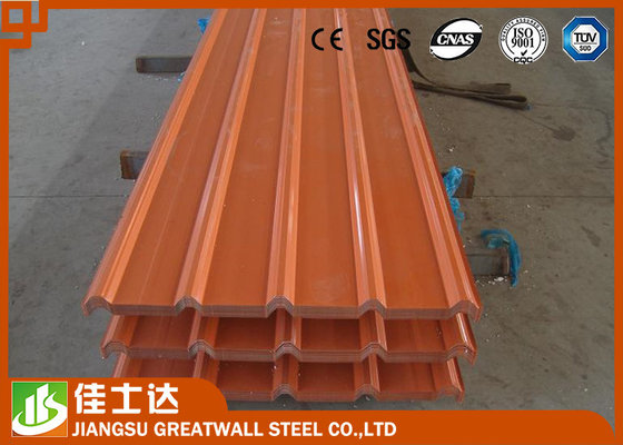 ASTM JIS Roof Corrugated Steel Sheets / Corrugated Gi Sheet 40 HRB - 95 HRB