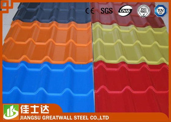 Sea Blue Light Gray Hot Dipped Galvanized Steel Coil Corrugated Roof Steel Sheets