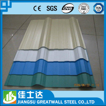 Oil Paint PE PVDF HDP SMP Zinc Metal Roofing Corrugated Steel Sheets