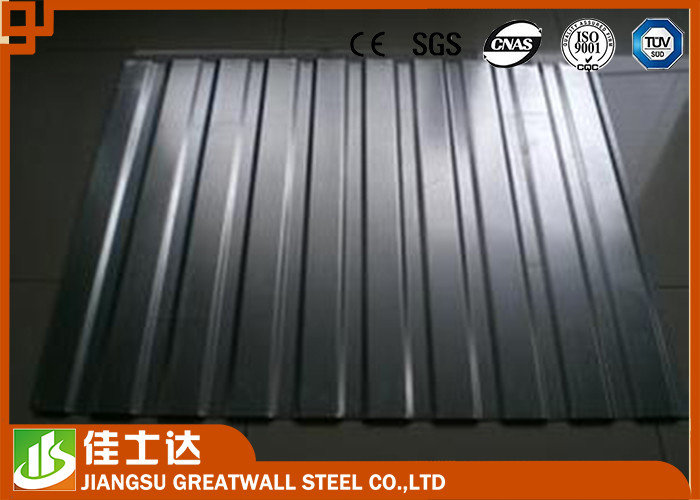 0.3-1.2mm Z30-180g Corrugated Steel Sheets , Dx51d Zinc Roofing Tile