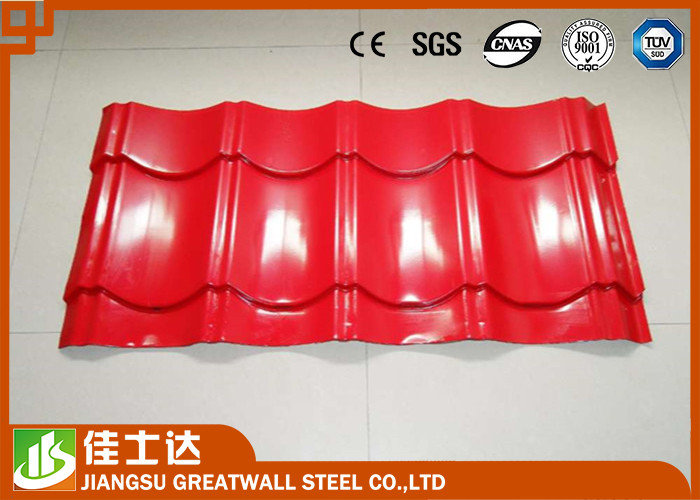 Hot Dipped Cold Rolled Aluminium Zinc Corrugated Roofing Sheets Color Coated