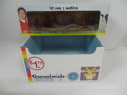 Printed Glossy Laminated Cardboard Box Transparent PVC Windows For Gift