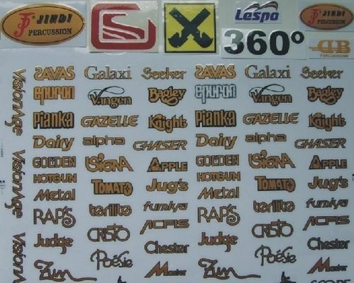 Printed Die Cut Self Adhesive Stickers , Letters Printed Labels For Vehicle