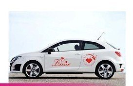 ポリ塩化ビニールの車によって印刷された自己接着ステッカー/習慣は車カバーのためのステッカーを印刷しました