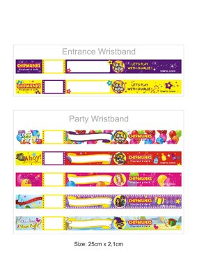 PP Synthetic Printed Wristbands