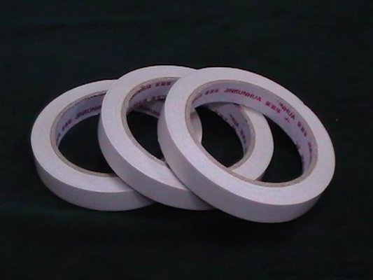 5mm Width White / Transparent Double Faced Adhesive Tape for Office / School