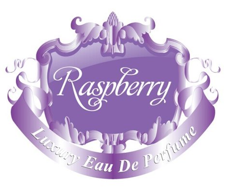 ラズベリーの紫色は Luxury Eau De Perfume のために化粧品のびんのラベルを厚く浮彫りにしました