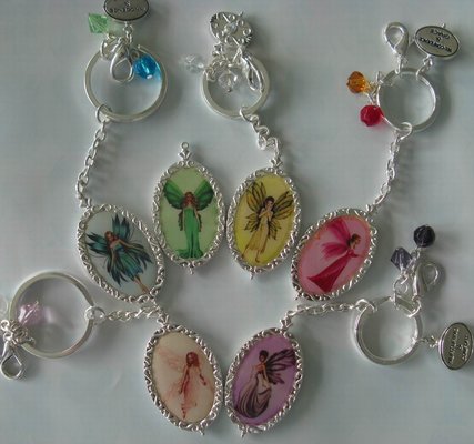 装飾的な Keychain のための透明なエポキシ樹脂ステッカーの天使のタイプ